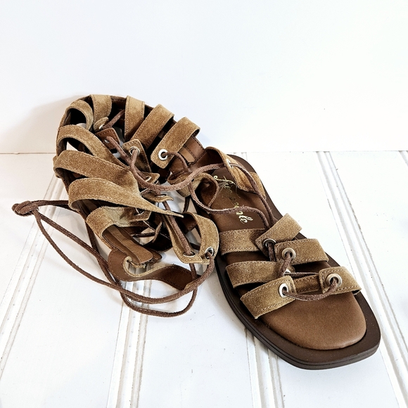 Free People | Shoes | Free People Sandals Womens Size Sun Chaser Tall ...